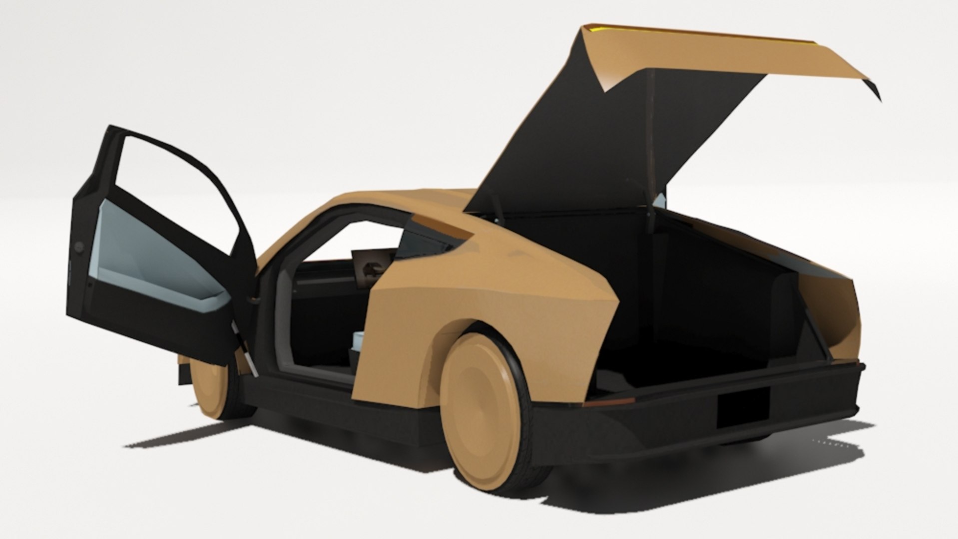 3D Tesla Cybercab Robotaxi Animated Model - TurboSquid 2295282