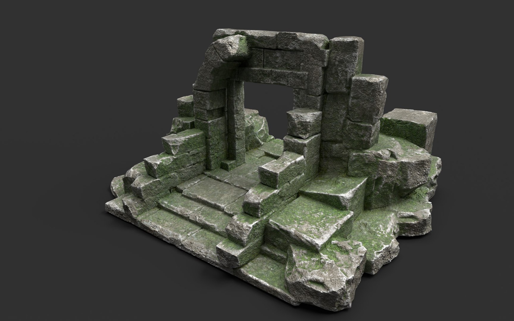 Ancient Gate 3D - TurboSquid 1768347