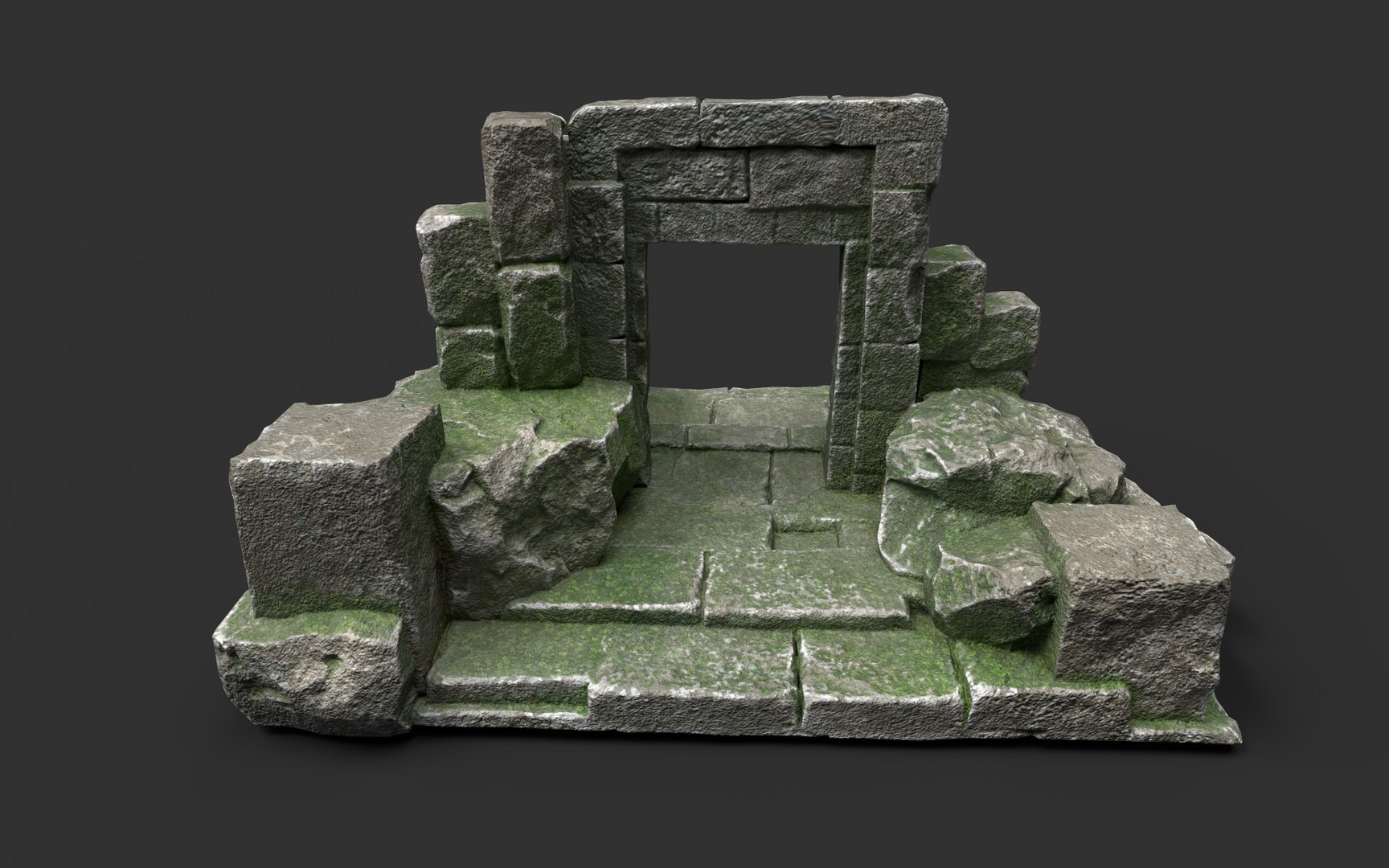 Ancient Gate 3D - TurboSquid 1768347
