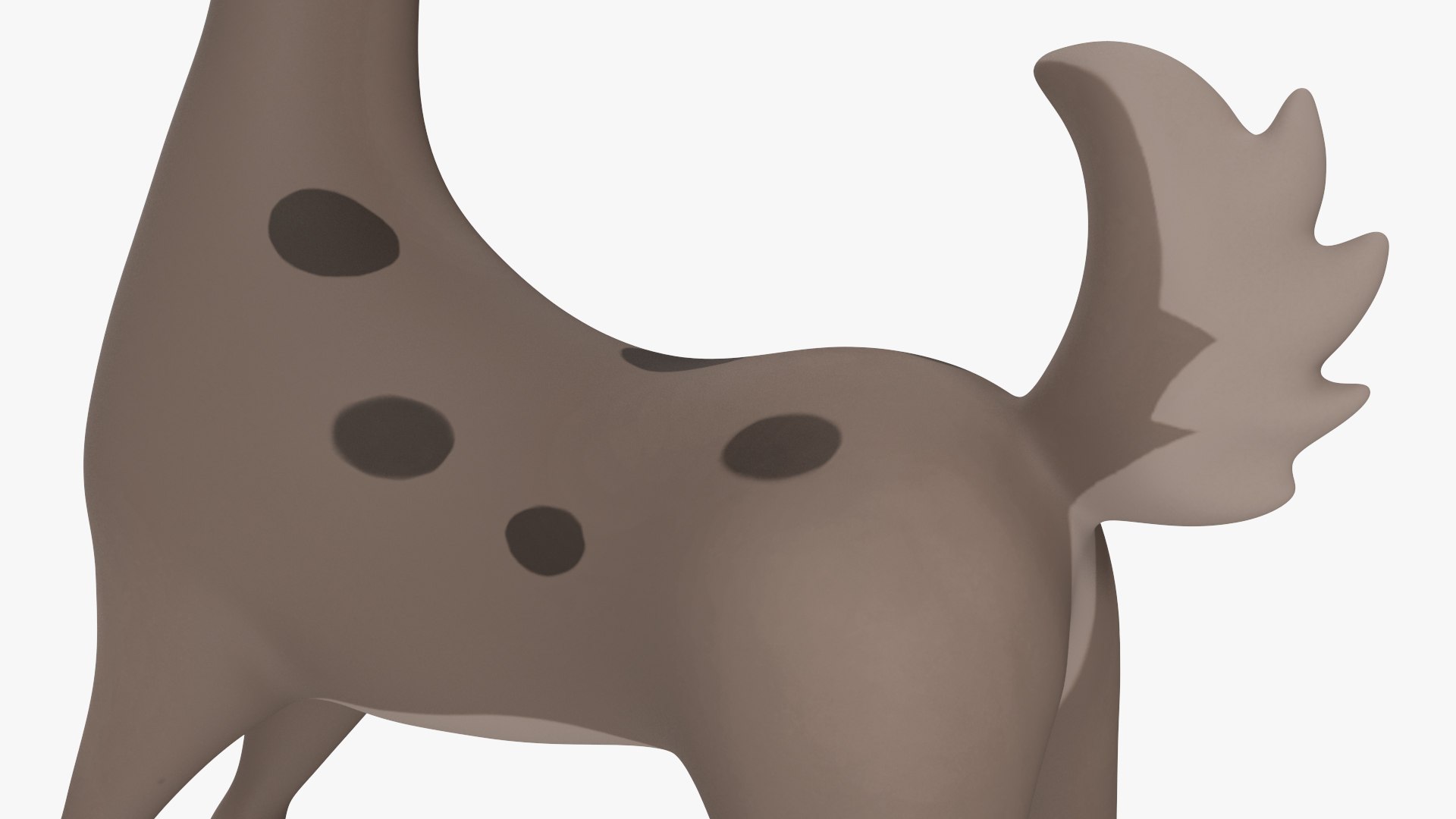 3D Grey Cartoon Deer Rigged For Maya Model - TurboSquid 2121482