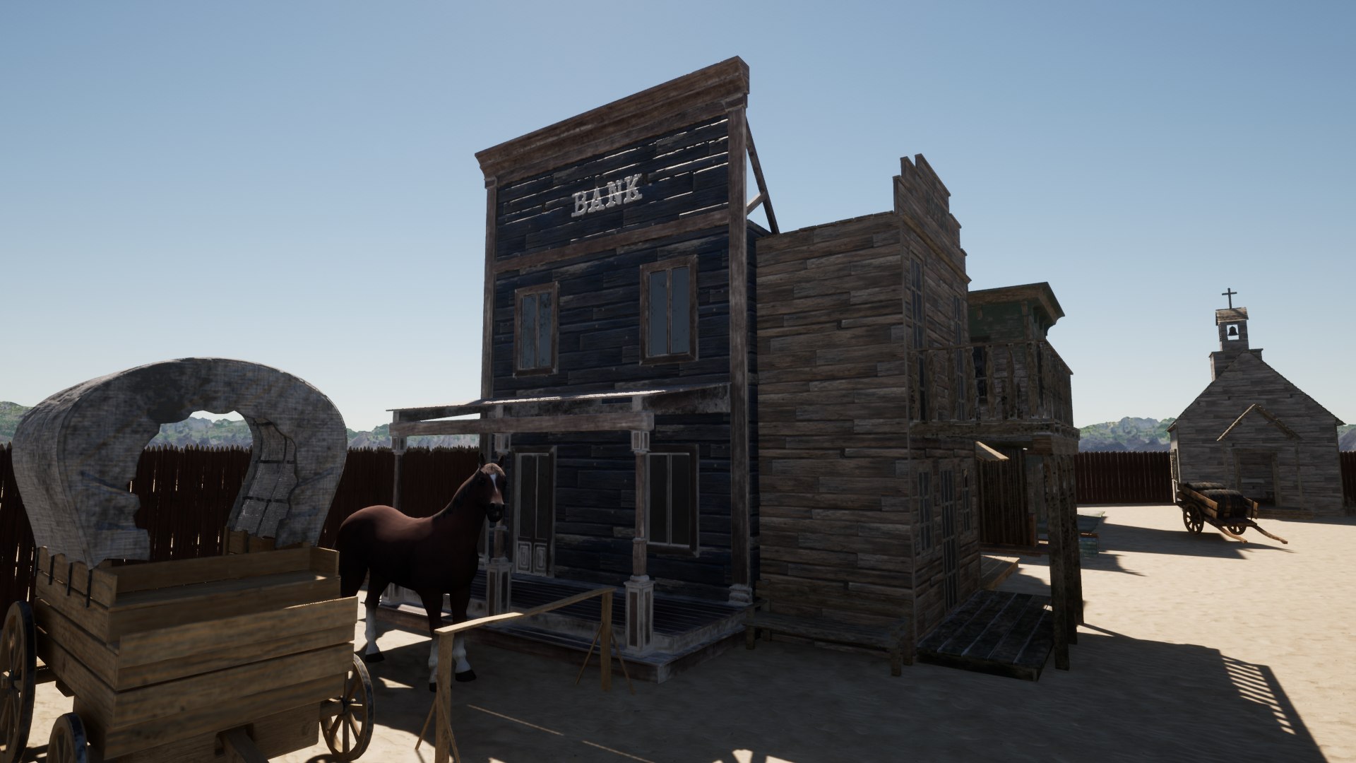 Klondike - Far West Village - Unity HDRP Model - TurboSquid 1716344