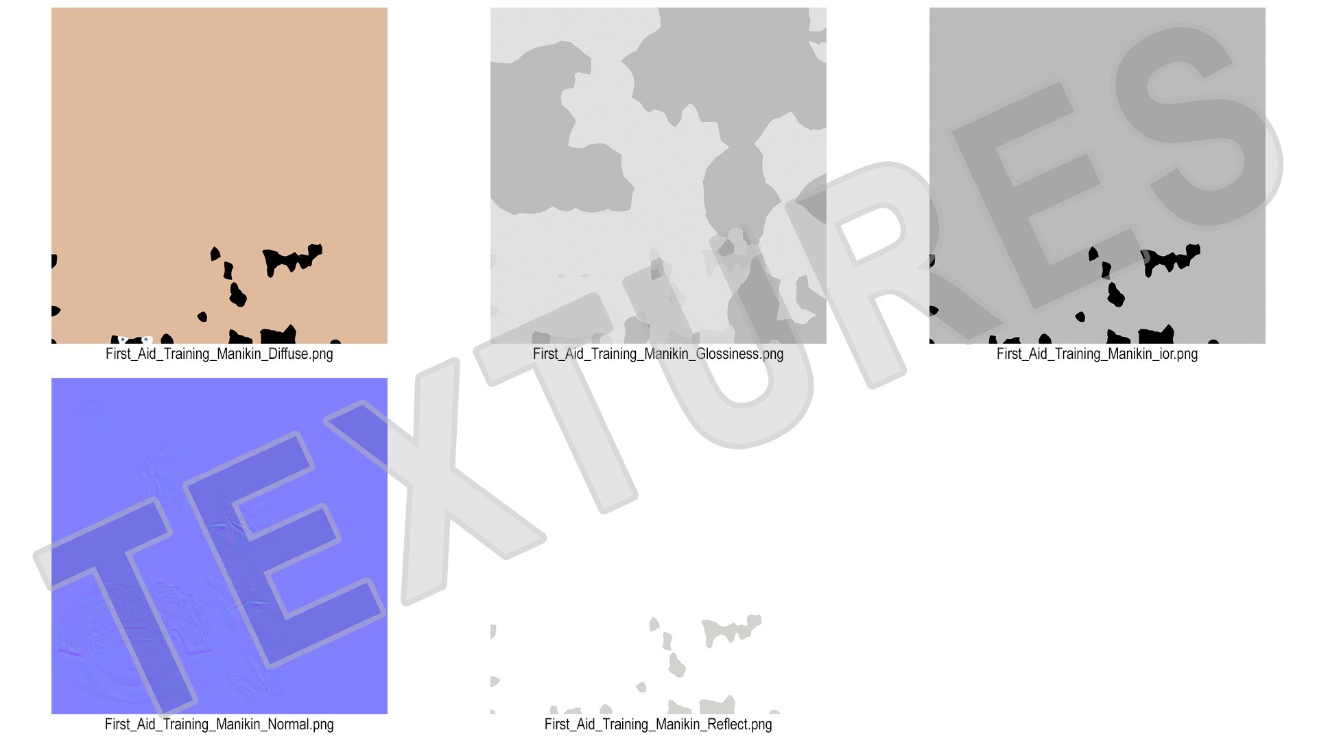 3D Aid Training Manikin Leg - TurboSquid 1487430