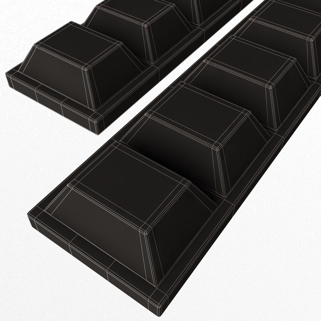 Chocolate Bar 02 3D Model - TurboSquid 2006333