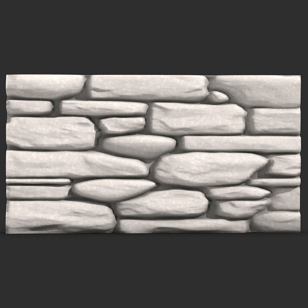 Stone Wall 12 3D Model - TurboSquid 2295360