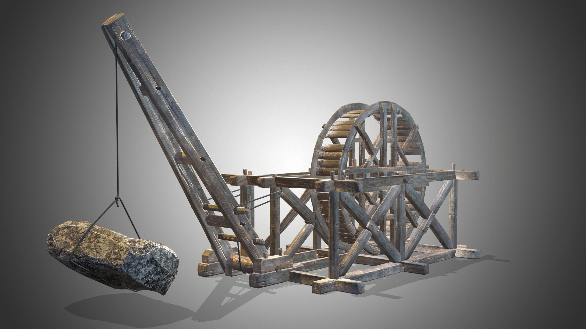 Medieval Crane 3D - TurboSquid 1978775