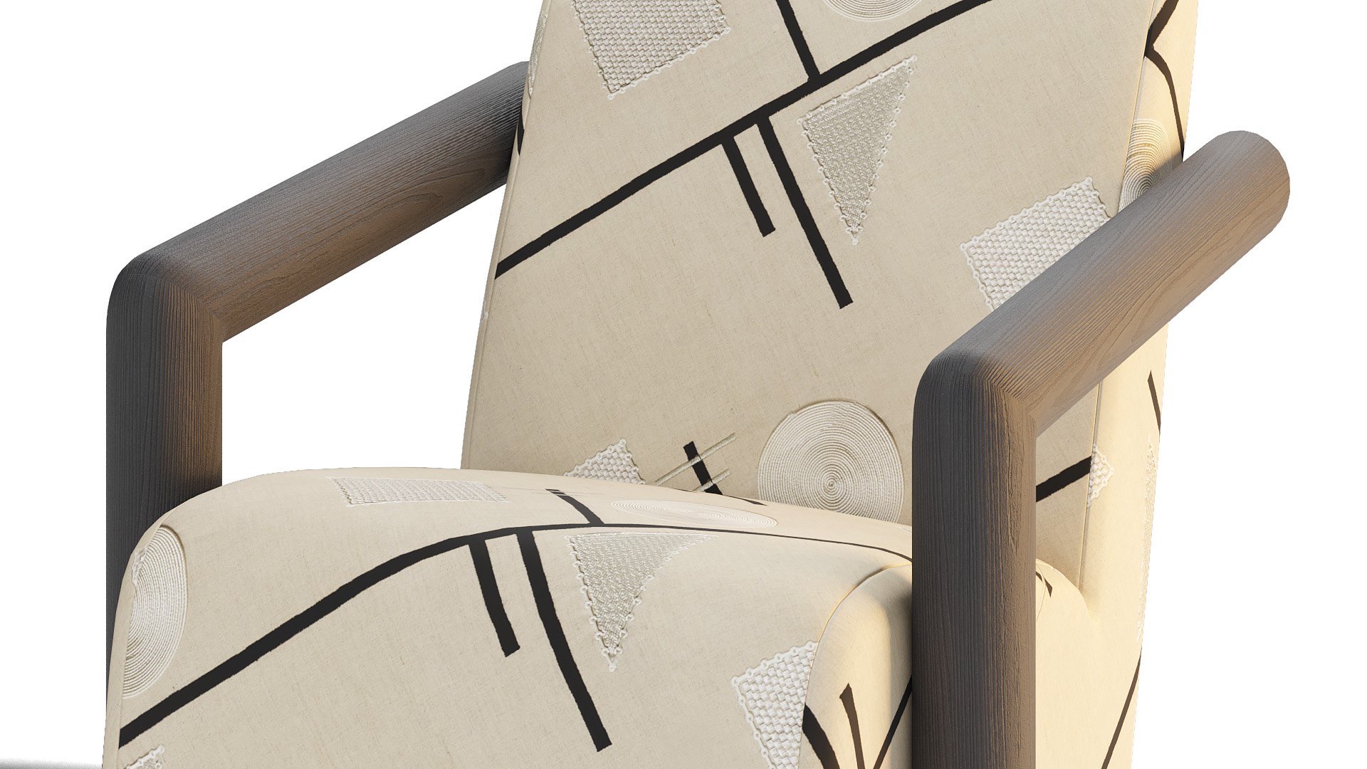 Ford Fabric Chair 3D Model - TurboSquid 2092061