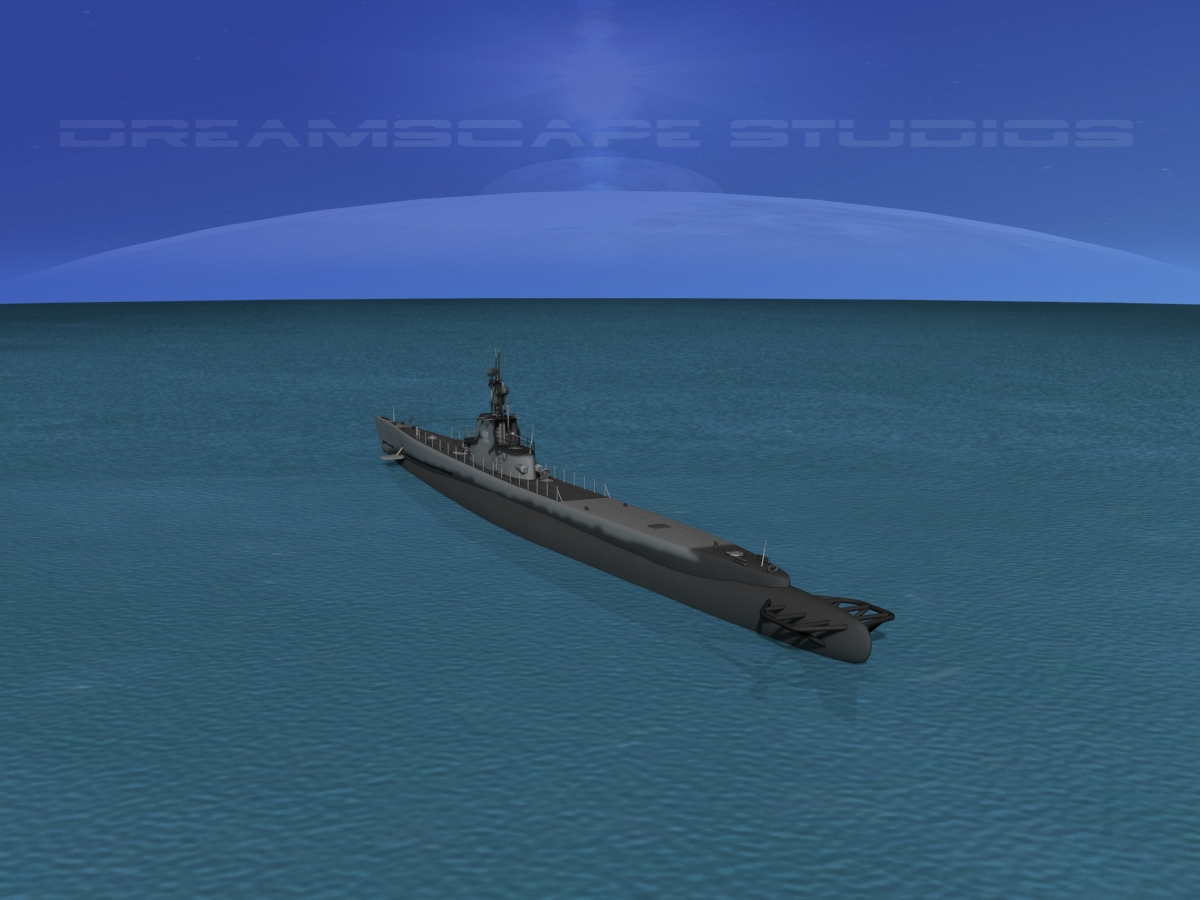 3d subs submarines class model