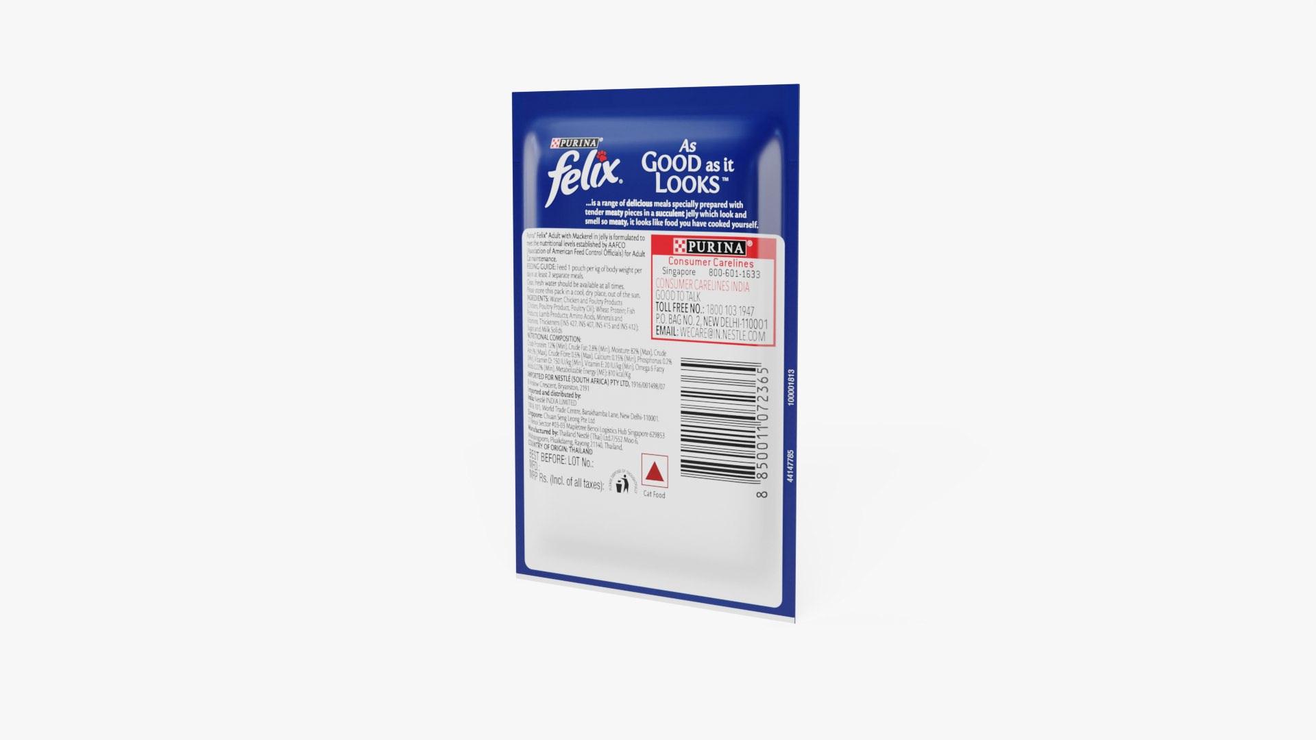 3D Purina Felix Cat Food Mackerel model - TurboSquid 2183433