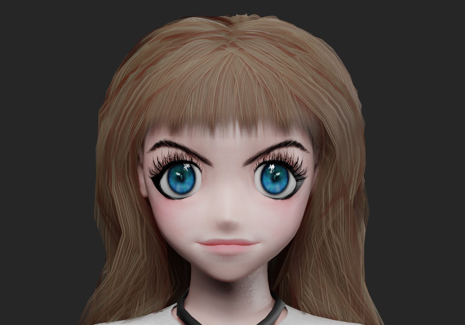 Standard Anime Girl V32236 3D - TurboSquid 2272572