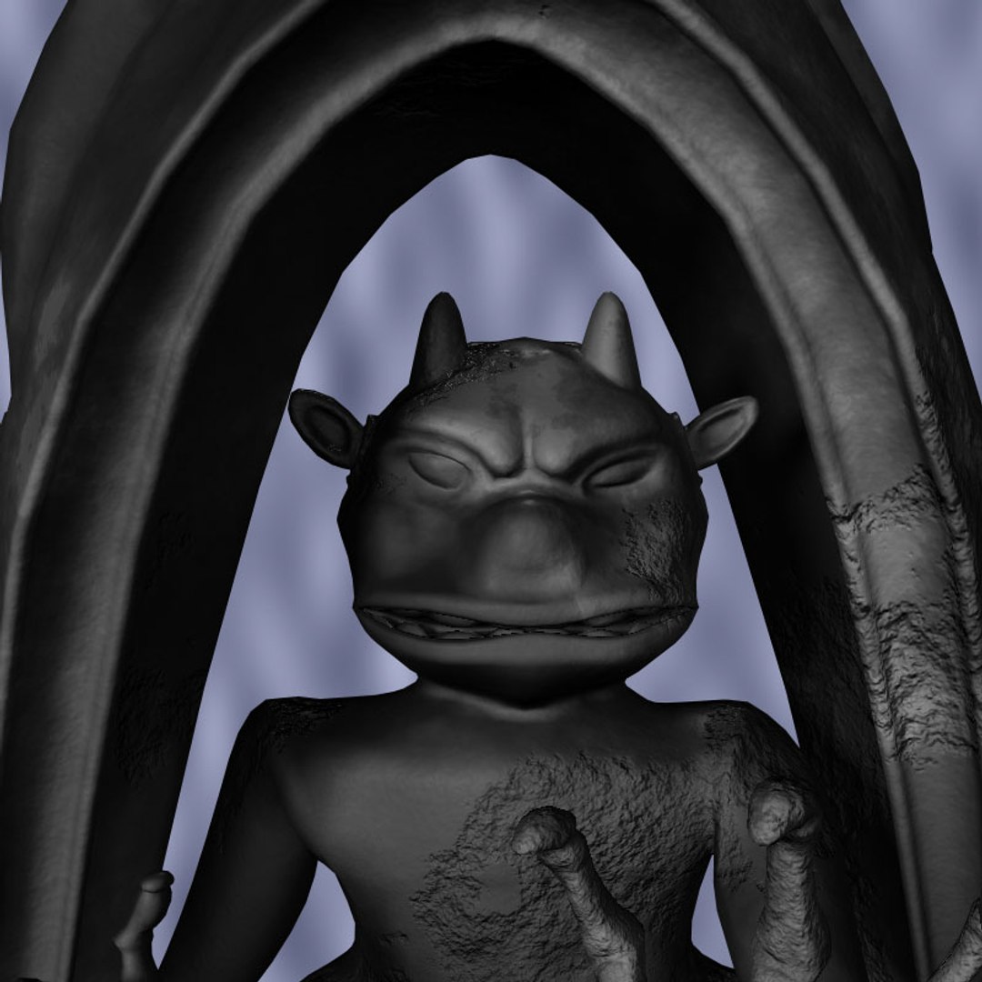 Gargoyle Chess 3d Model