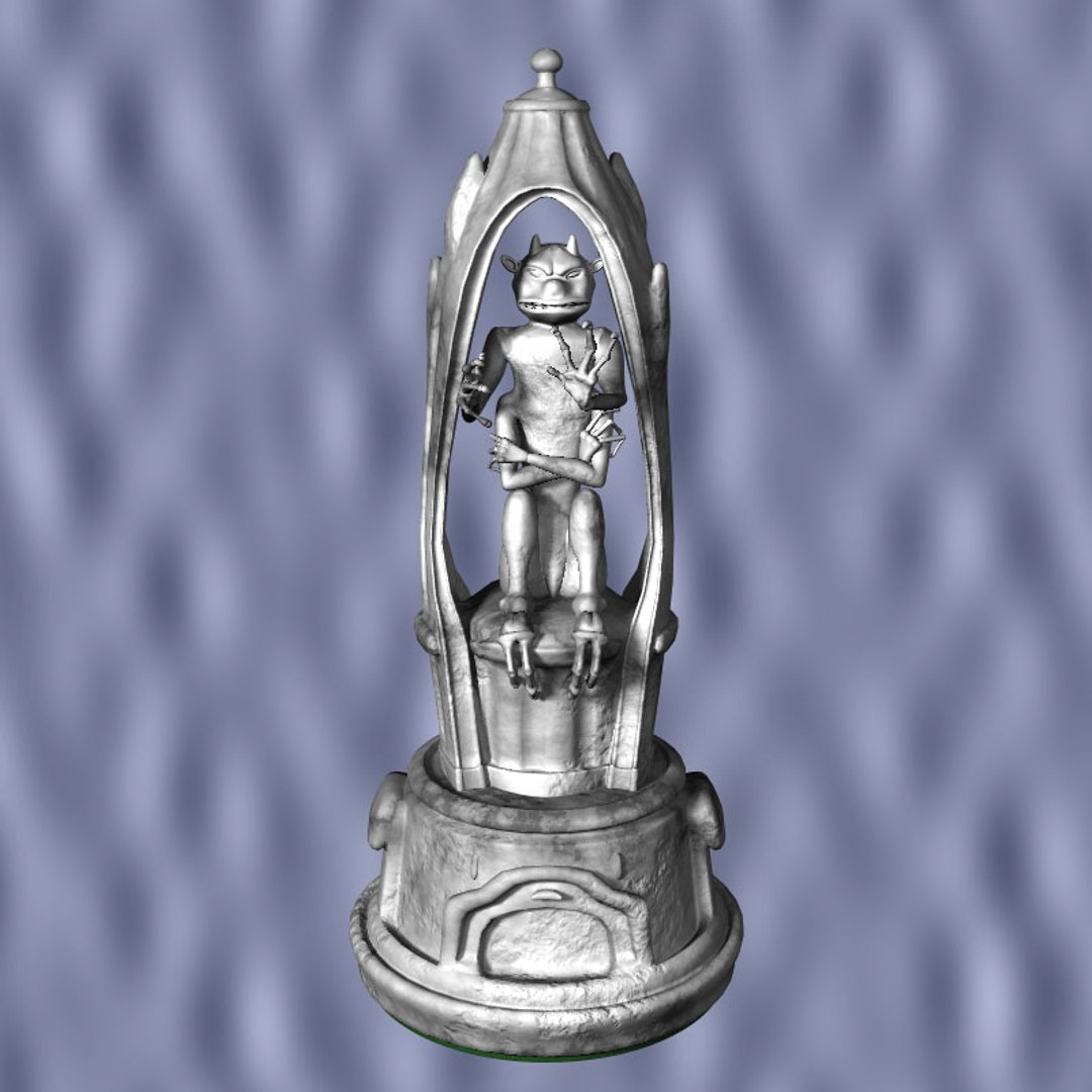 Gargoyle Chess 3d Model