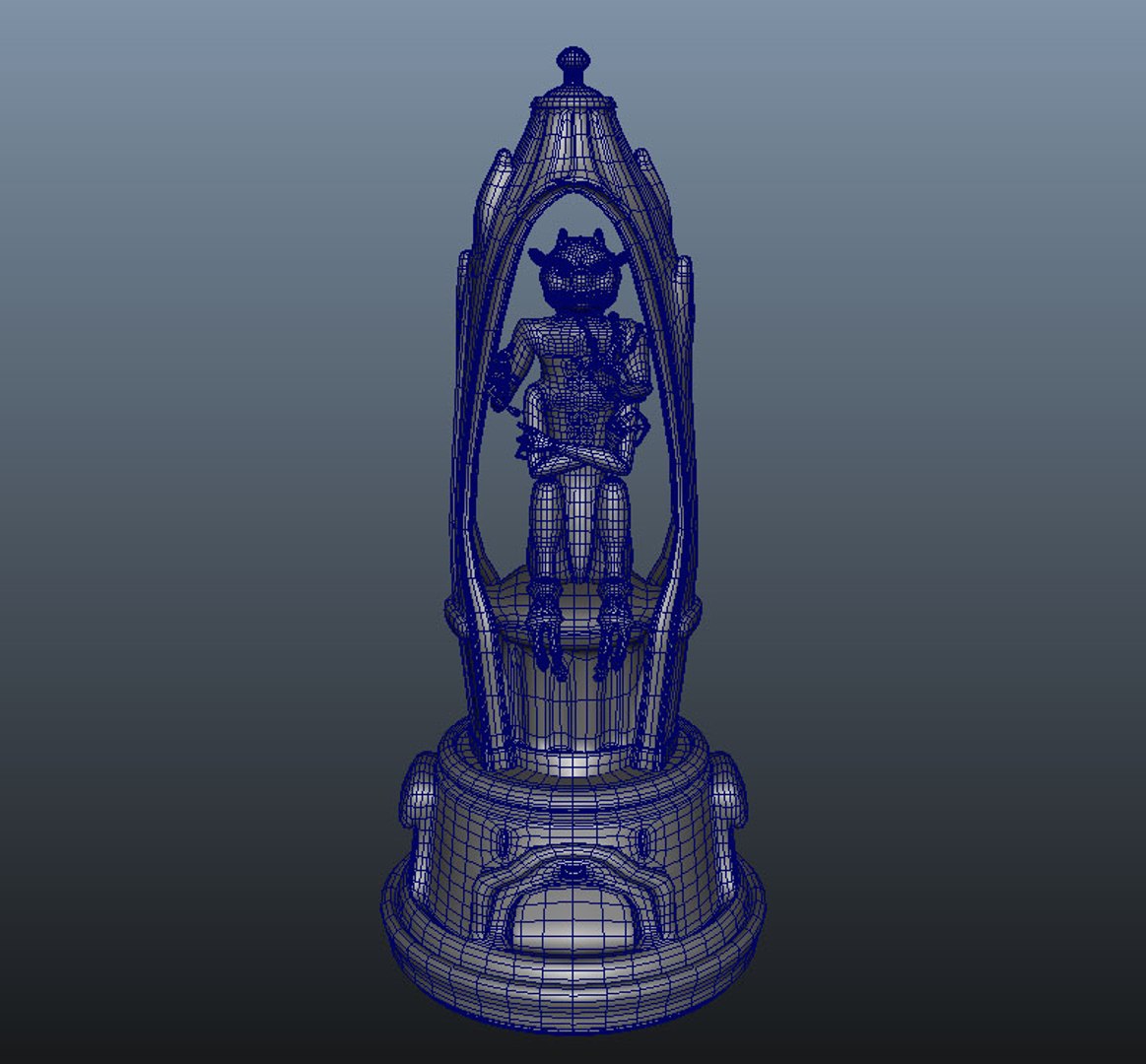 Gargoyle Chess 3d Model