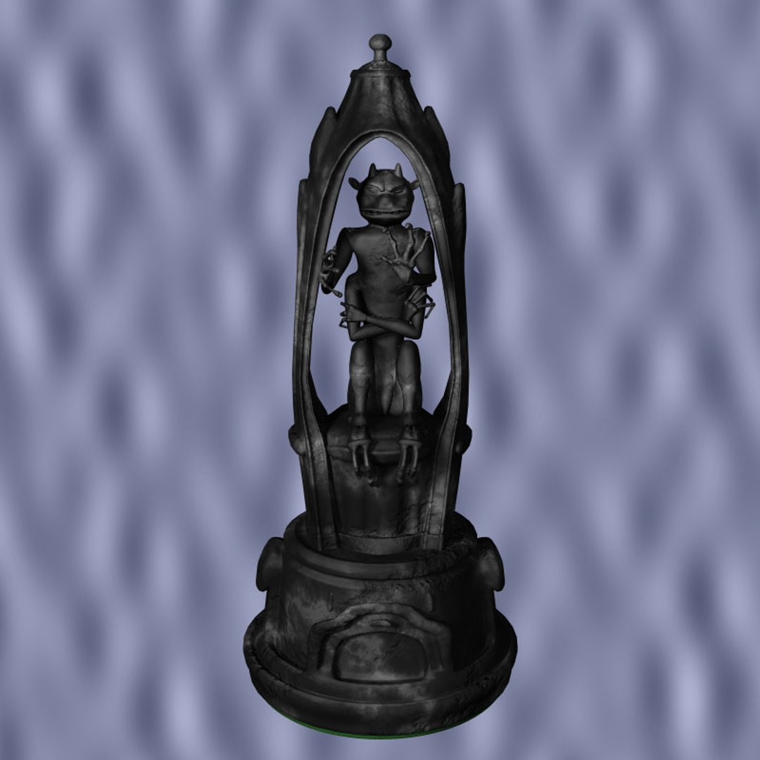 Gargoyle Chess 3d Model