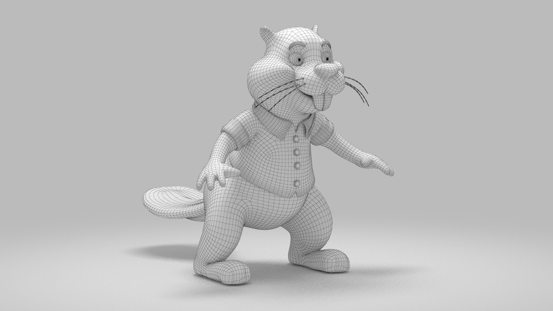 3D Beaver Model - TurboSquid 2385754