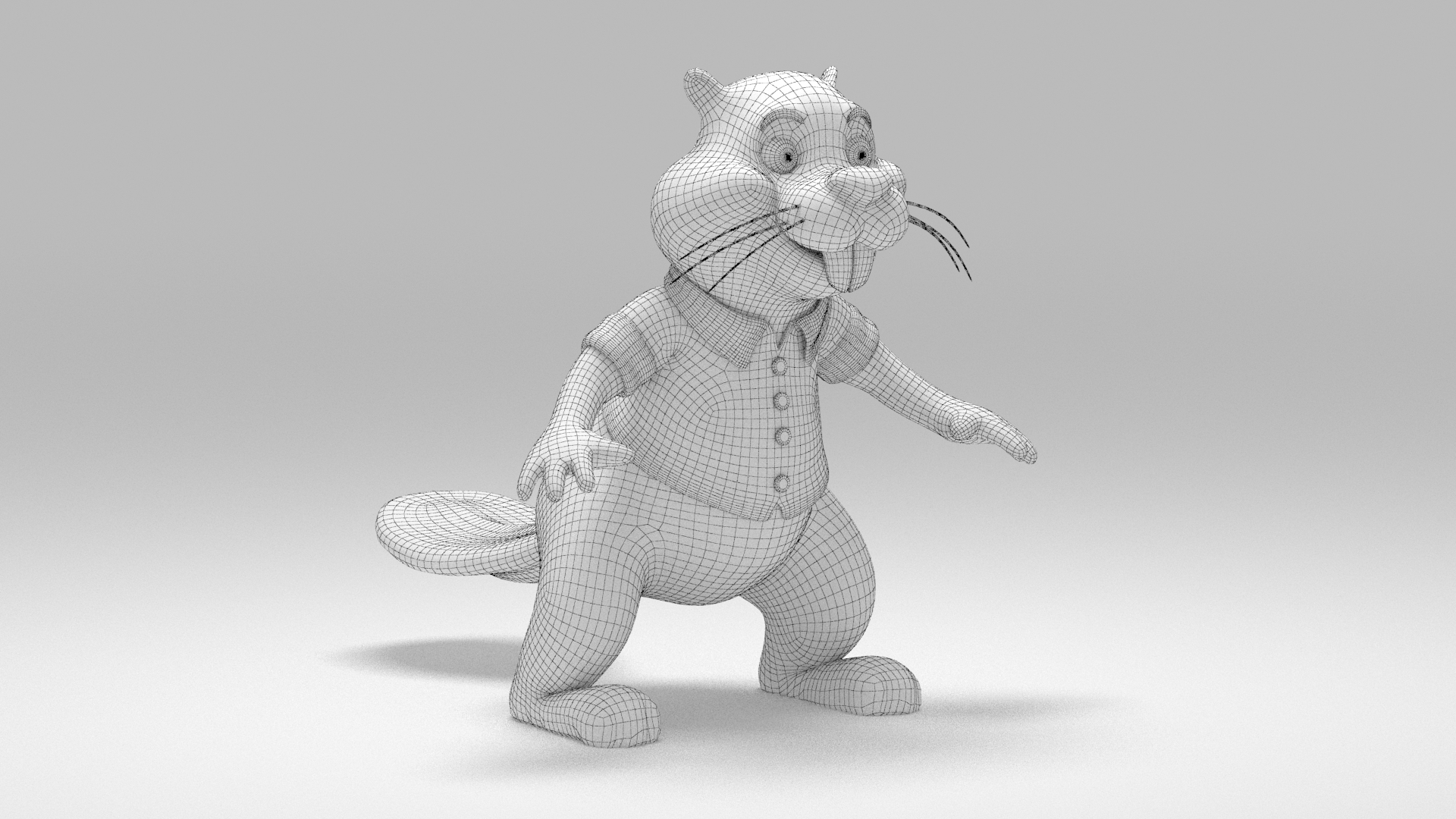 3D Beaver Model - TurboSquid 2385754