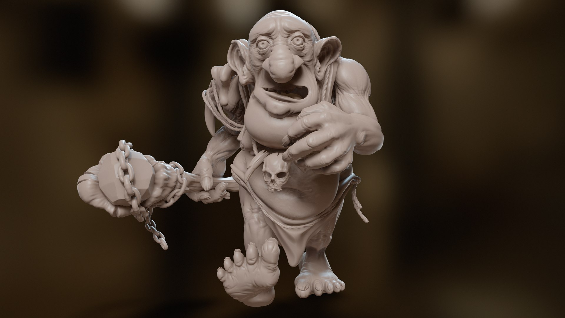 3D Troll 3d Print 8 Poses - TurboSquid 2365993