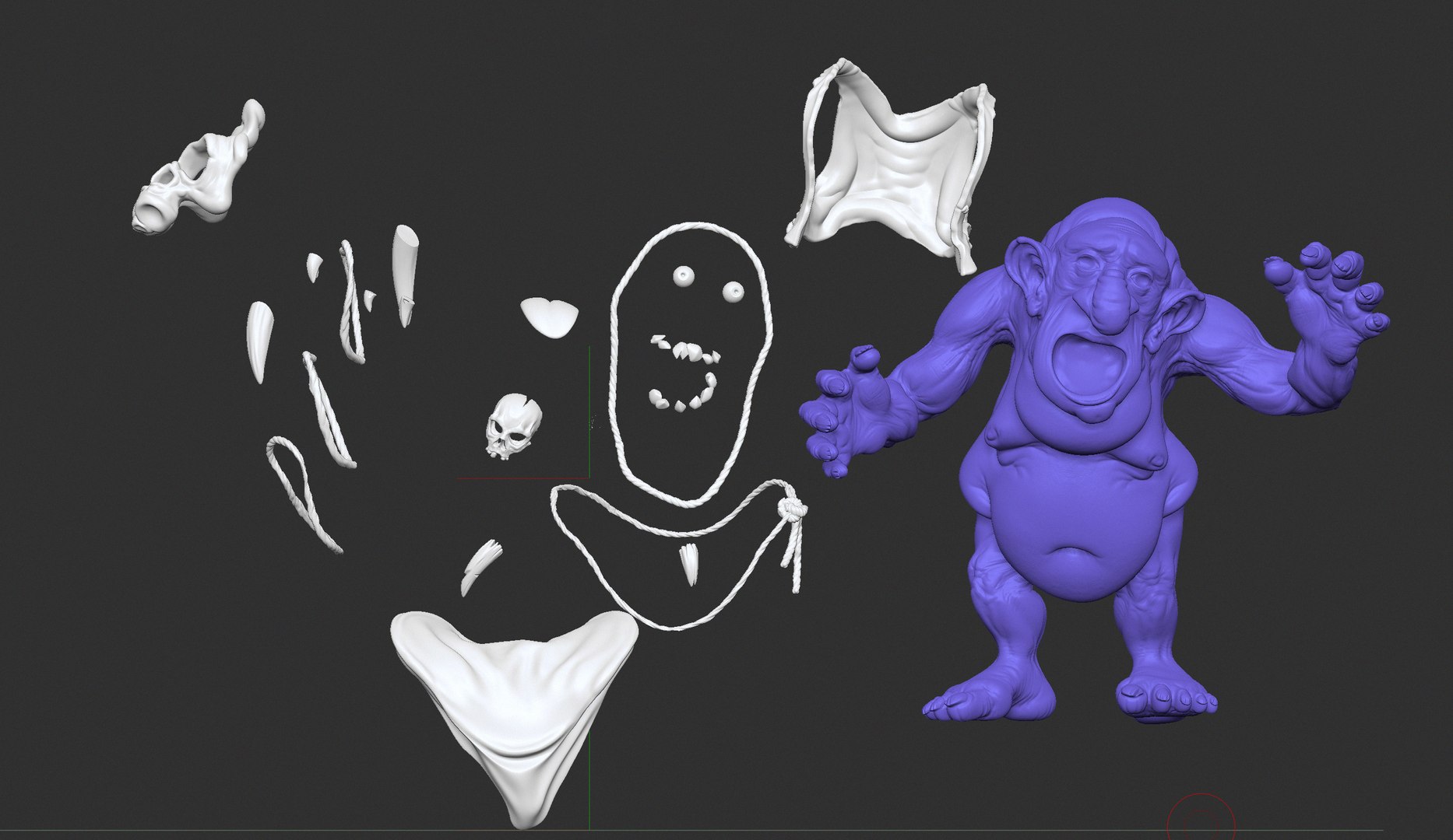 3D Troll 3d Print 8 Poses - TurboSquid 2365993