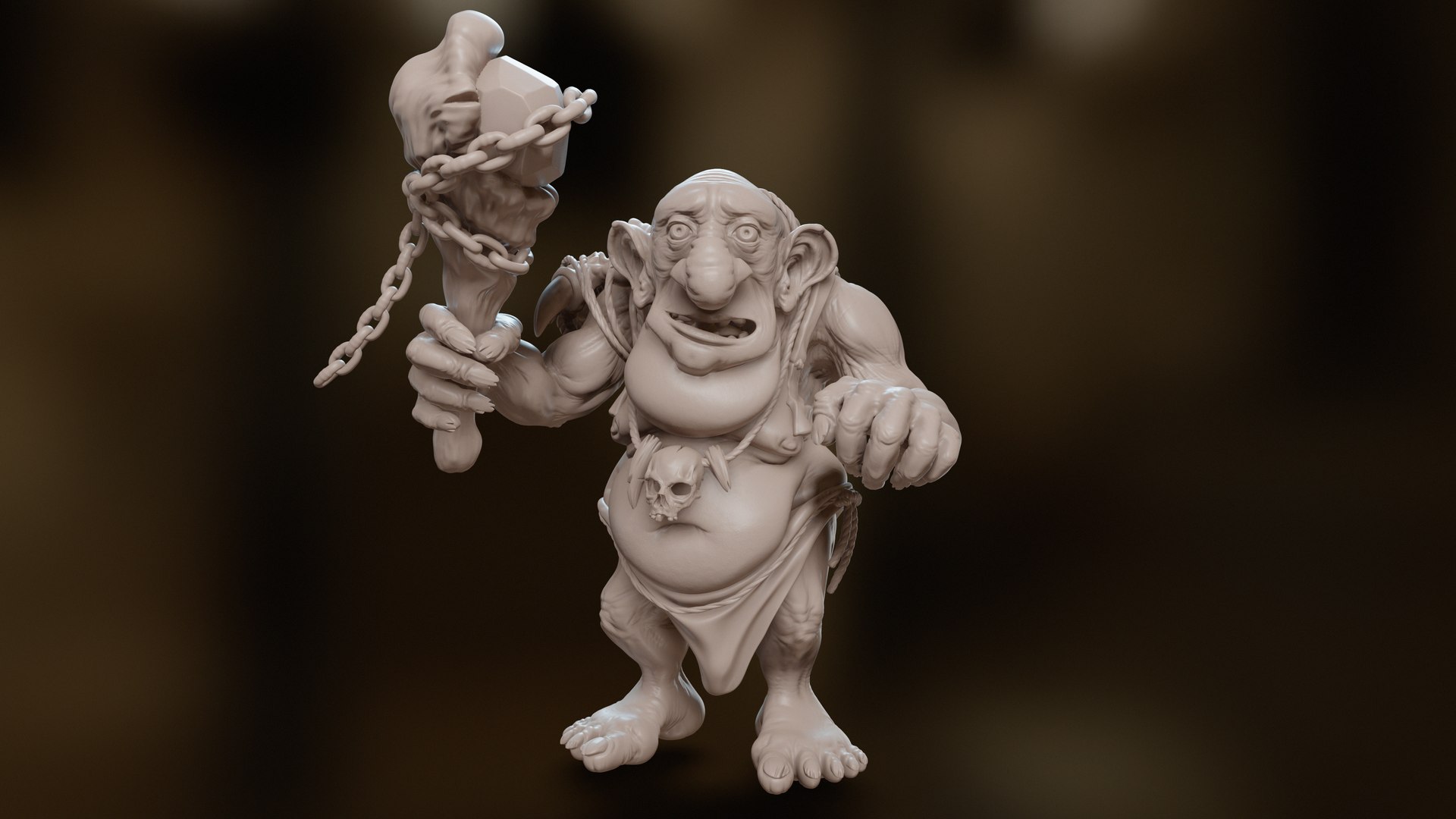 3D Troll 3d Print 8 Poses - TurboSquid 2365993