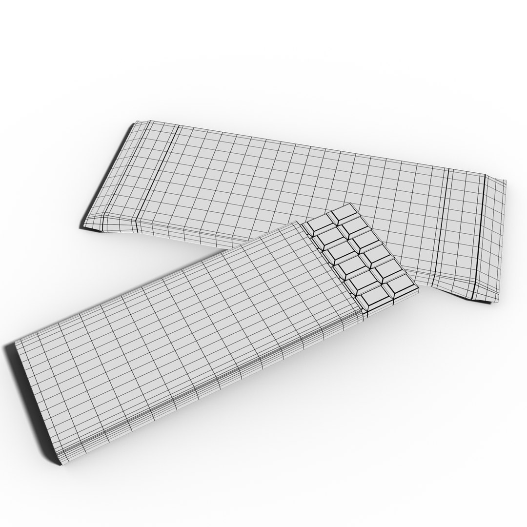 Chocolate Bar 3D Model - TurboSquid 2083734