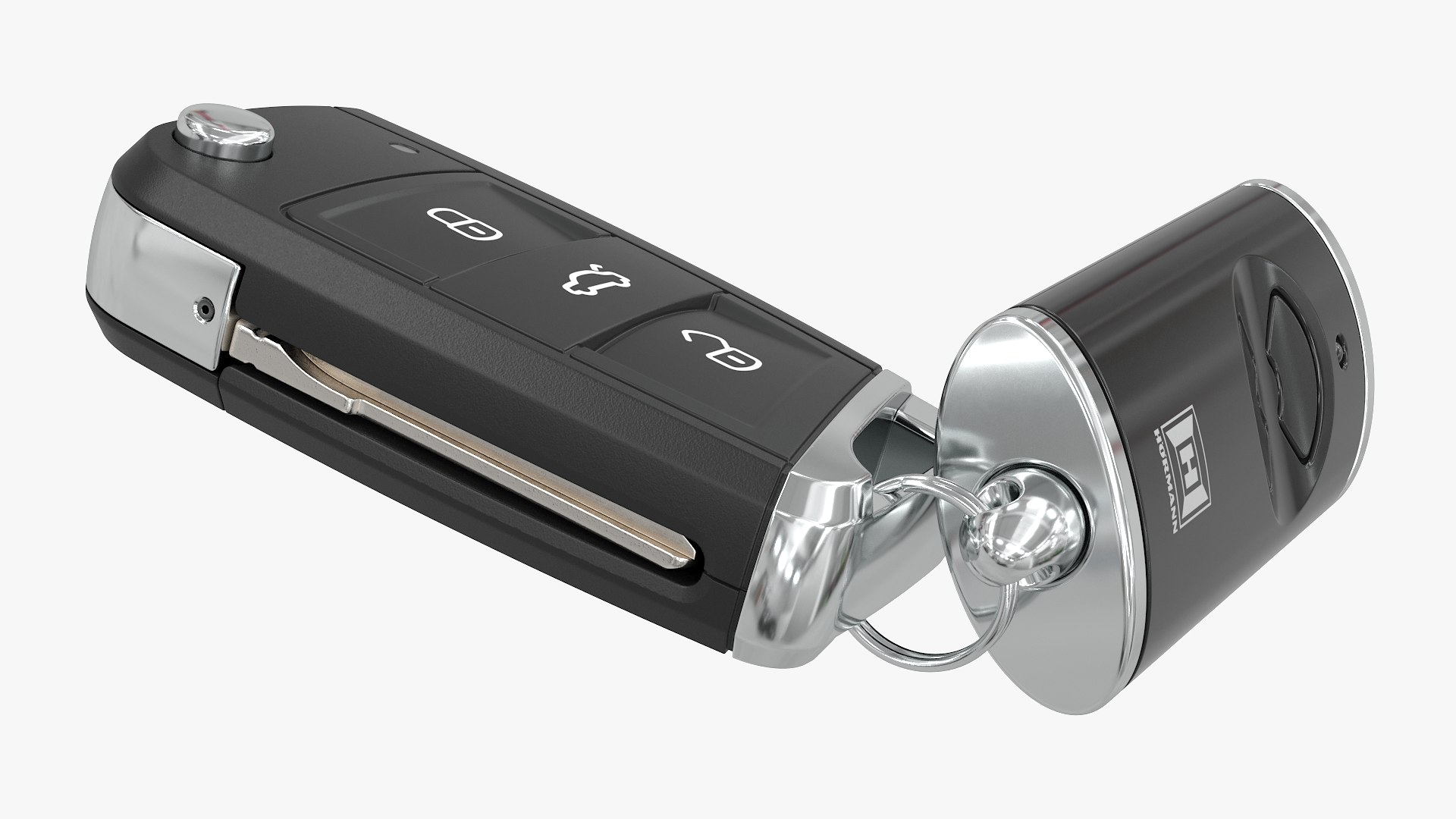 Car Key 02 With Garage Remote Model - TurboSquid 2103700