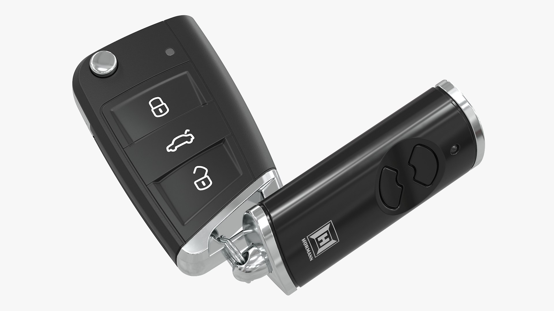 Car Key 02 With Garage Remote Model - TurboSquid 2103700