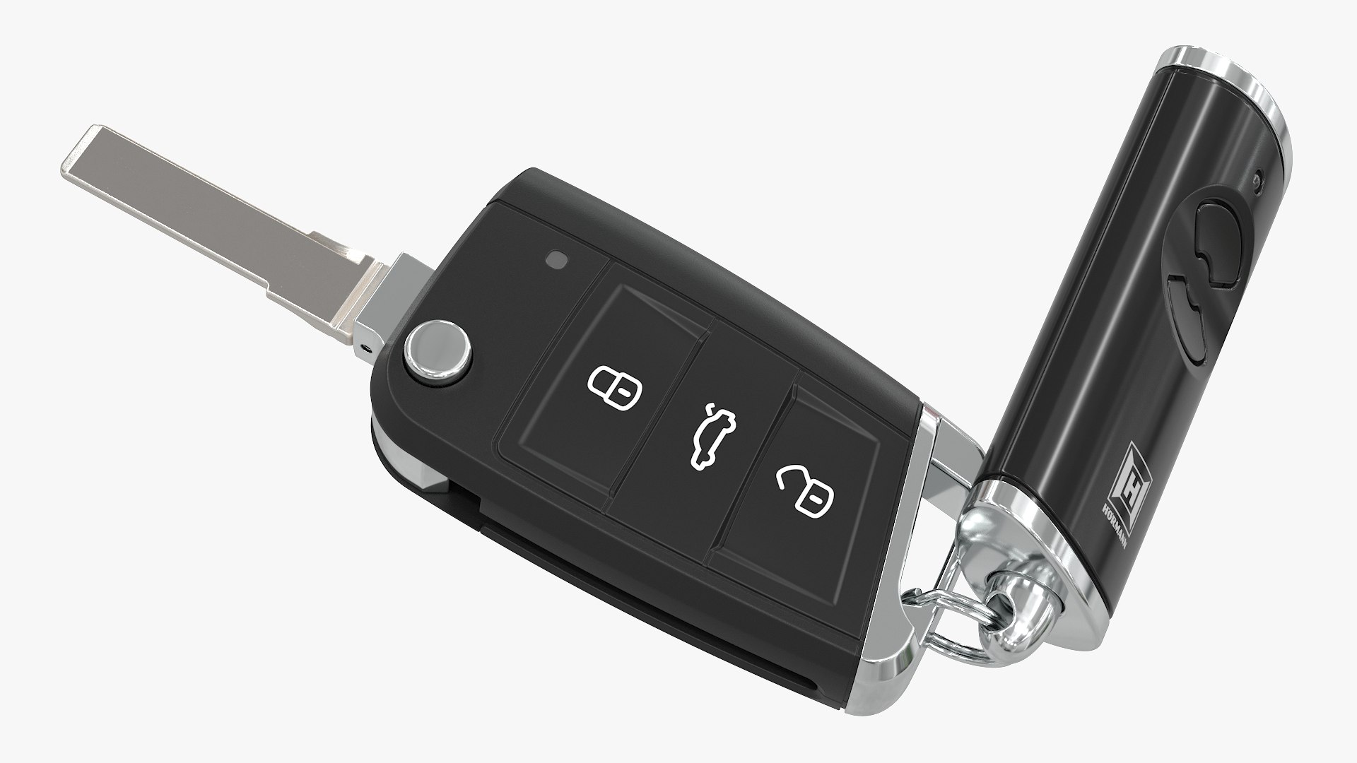 Car Key 02 With Garage Remote Model - TurboSquid 2103700