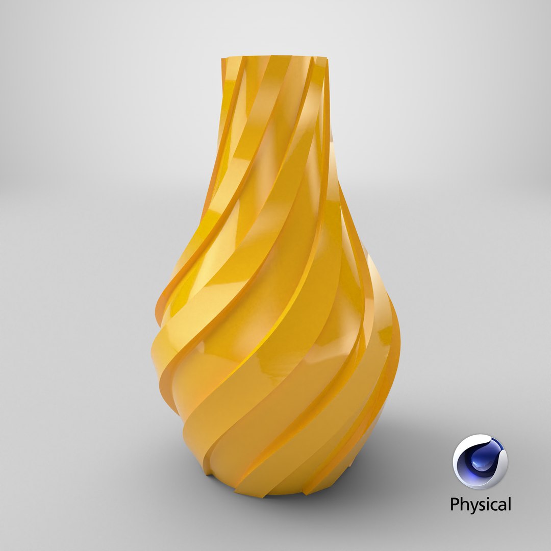 Curvy Decor Vase 3D Model - TurboSquid 2227738