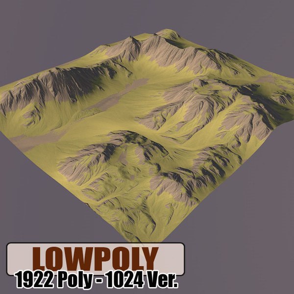3d model mountain games maps