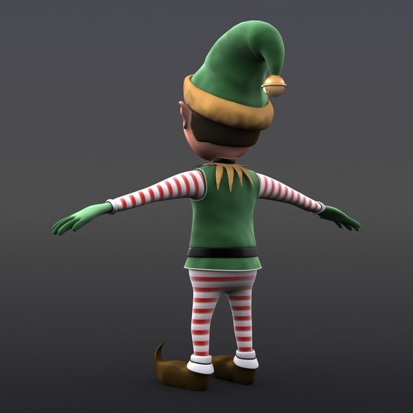 christmas elf 3d max