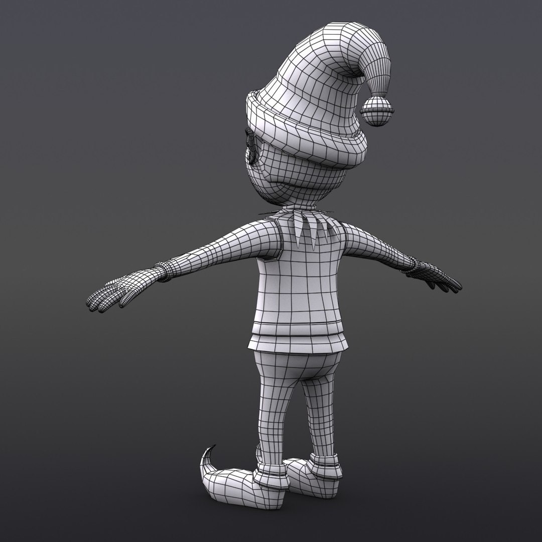 Christmas Elf 3d Max