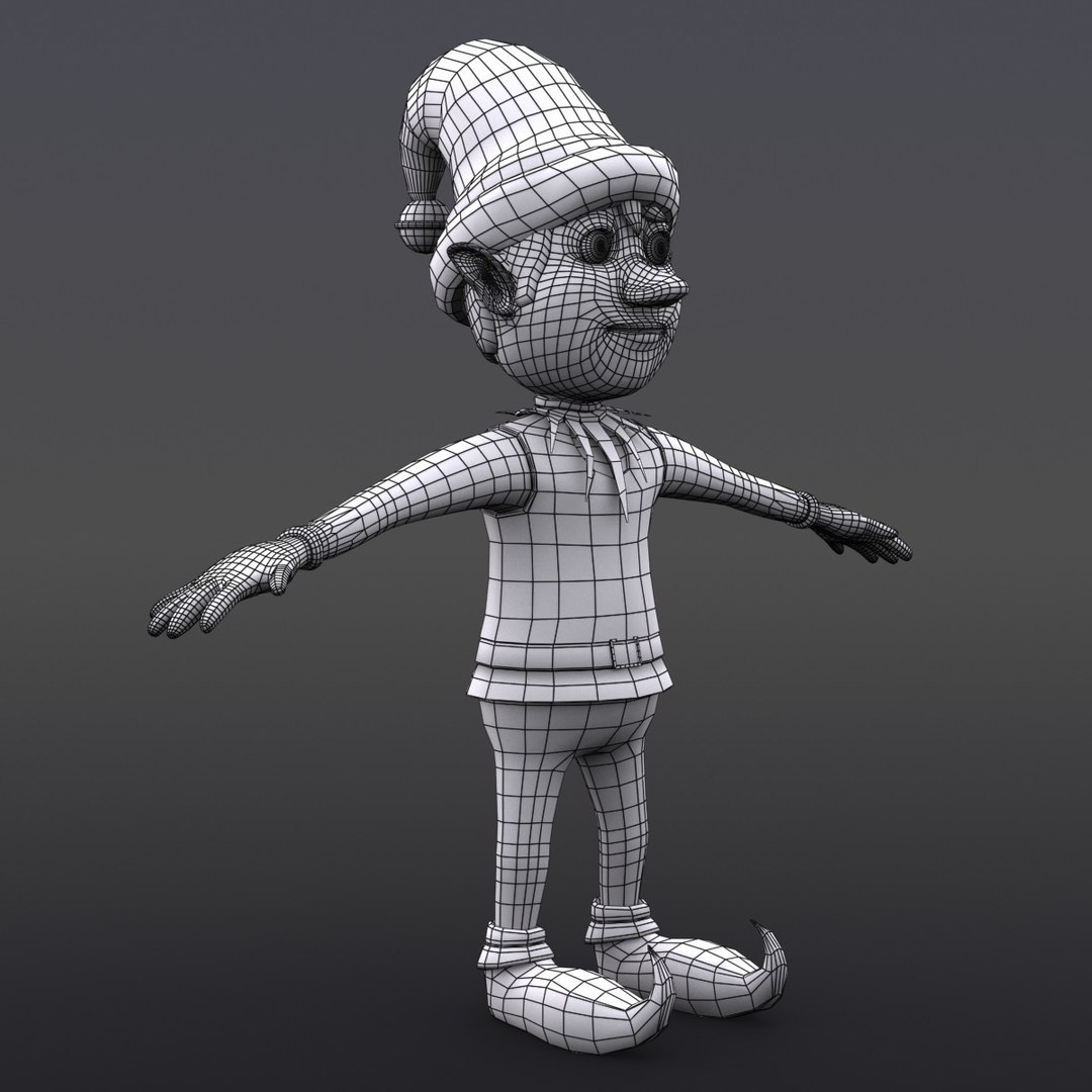 Christmas Elf 3d Max