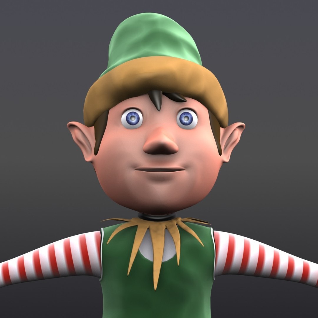 Christmas Elf 3d Max