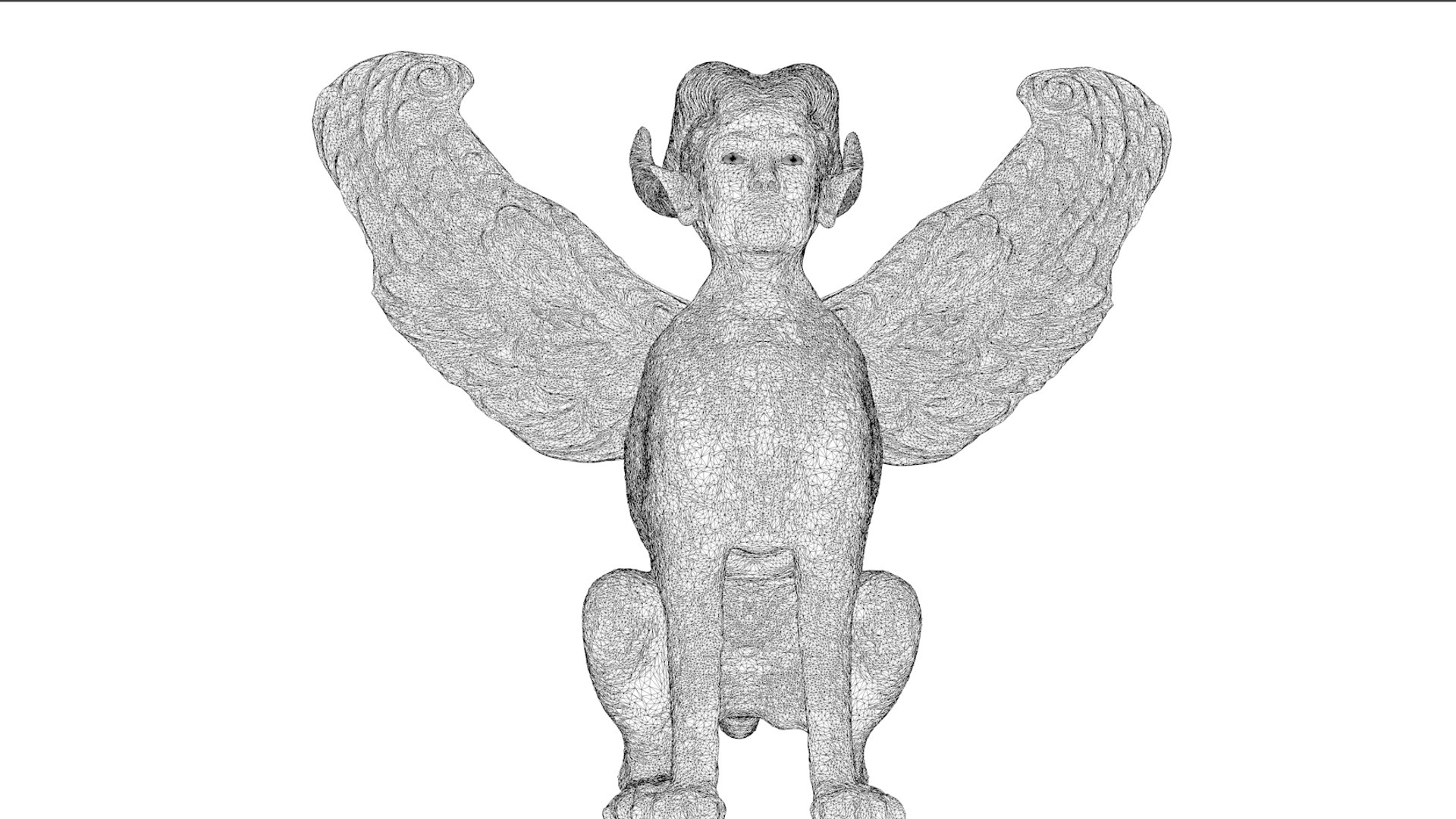 Statue Woman Lion Germanium 3D Model - TurboSquid 1579993