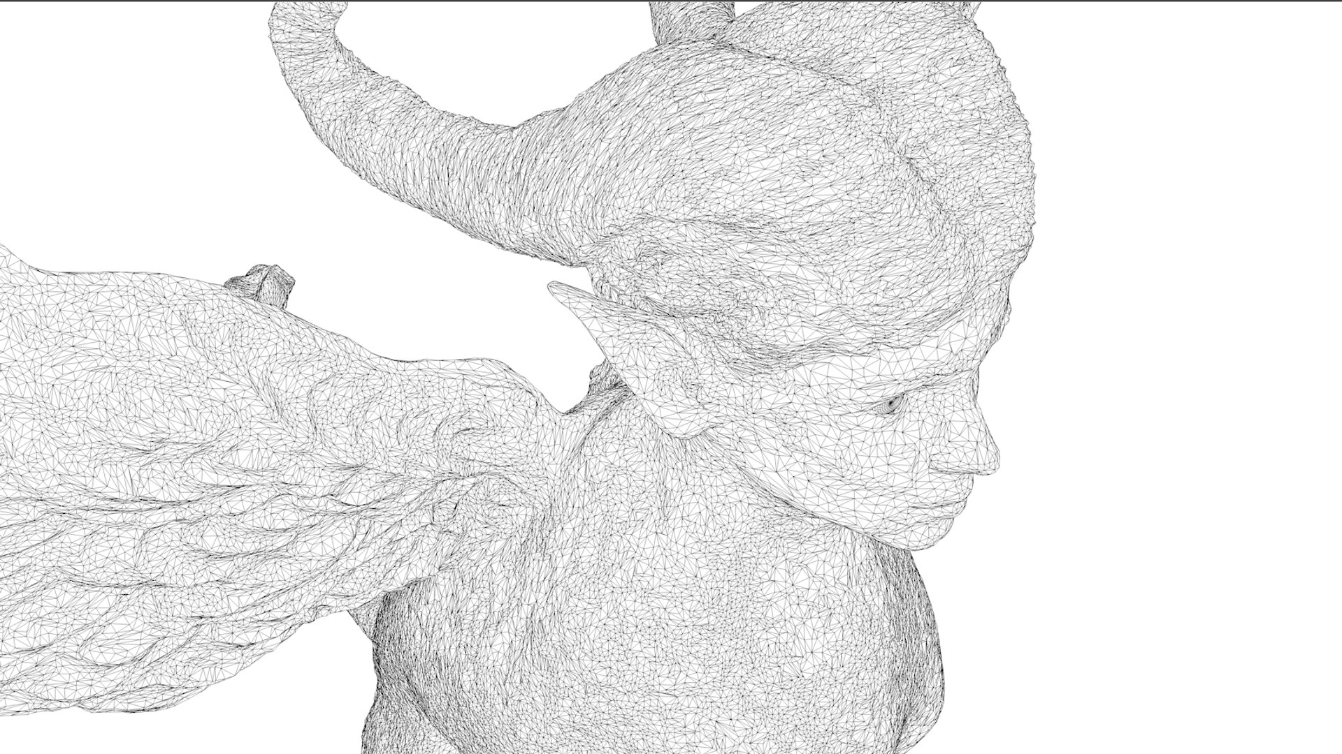Statue Woman Lion Germanium 3D Model - TurboSquid 1579993