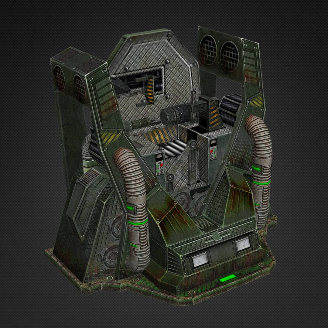 3d Model Low-poly Craft Machine