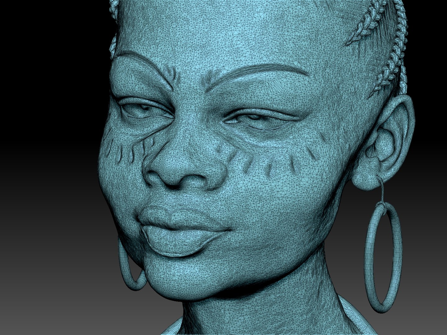 Stl Bust Girl 3D Model - TurboSquid 1315917