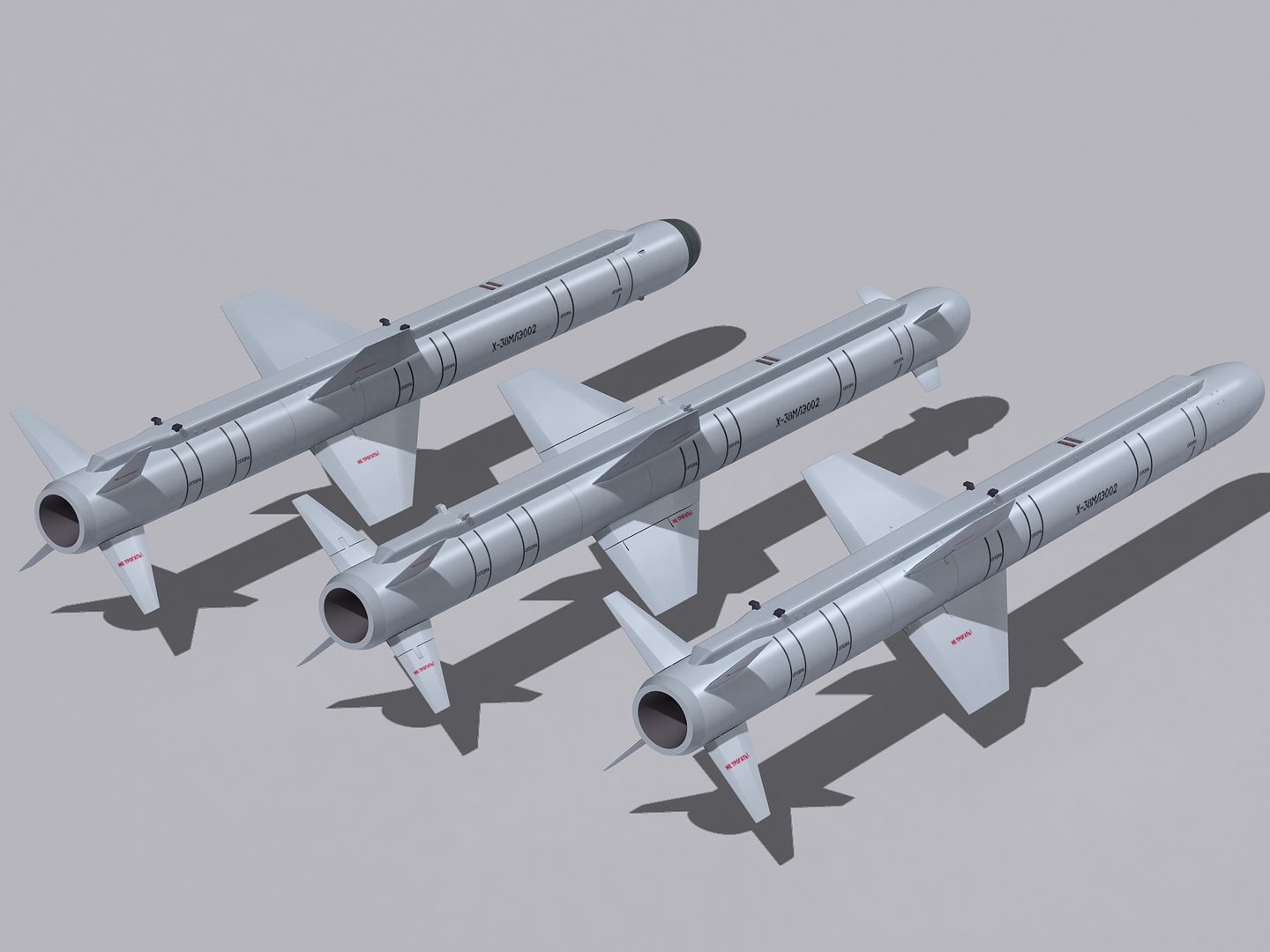 3d Air-to-surface Missiles Kh-38me Family Model