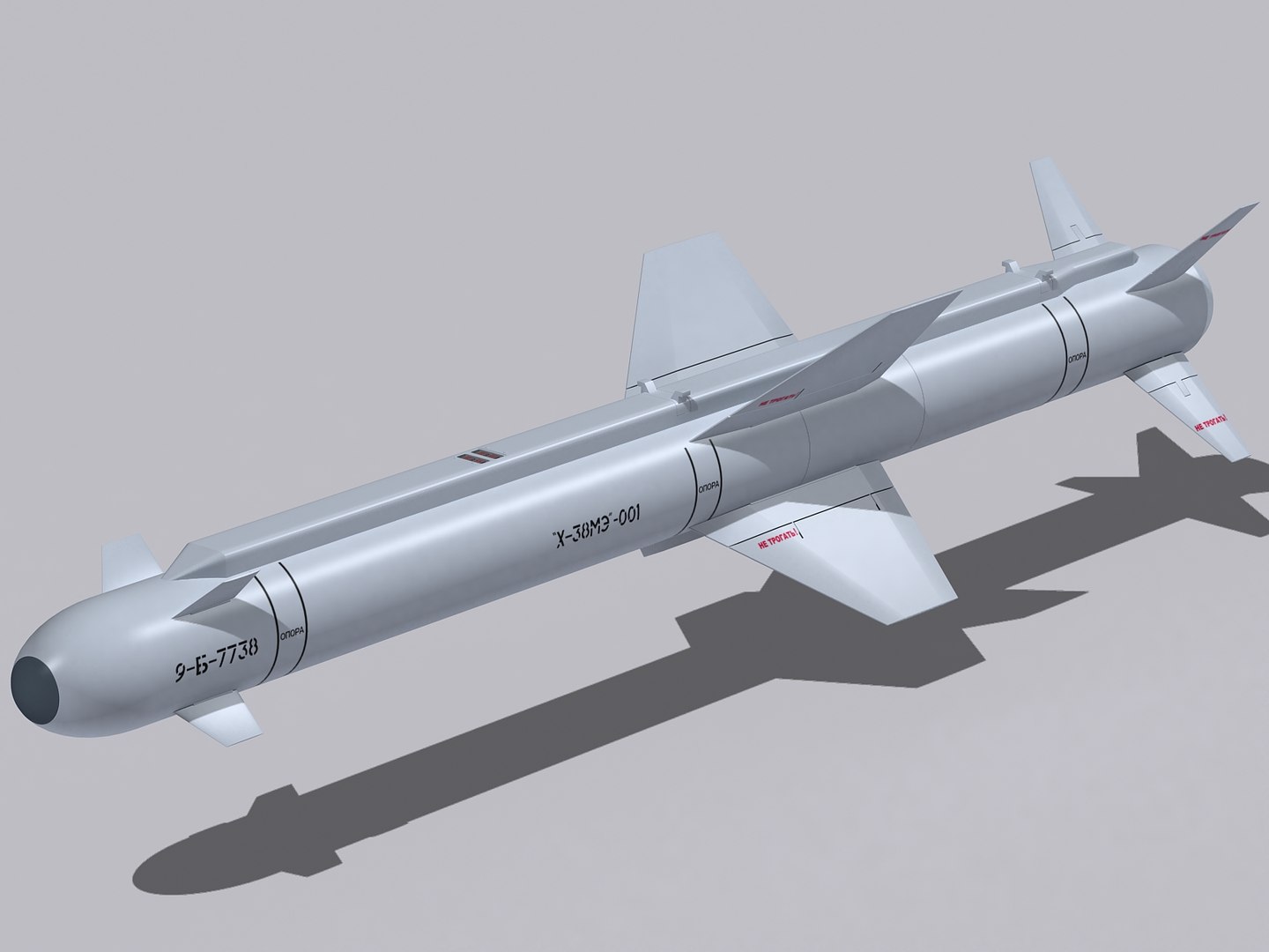 3d Air-to-surface Missiles Kh-38me Family Model
