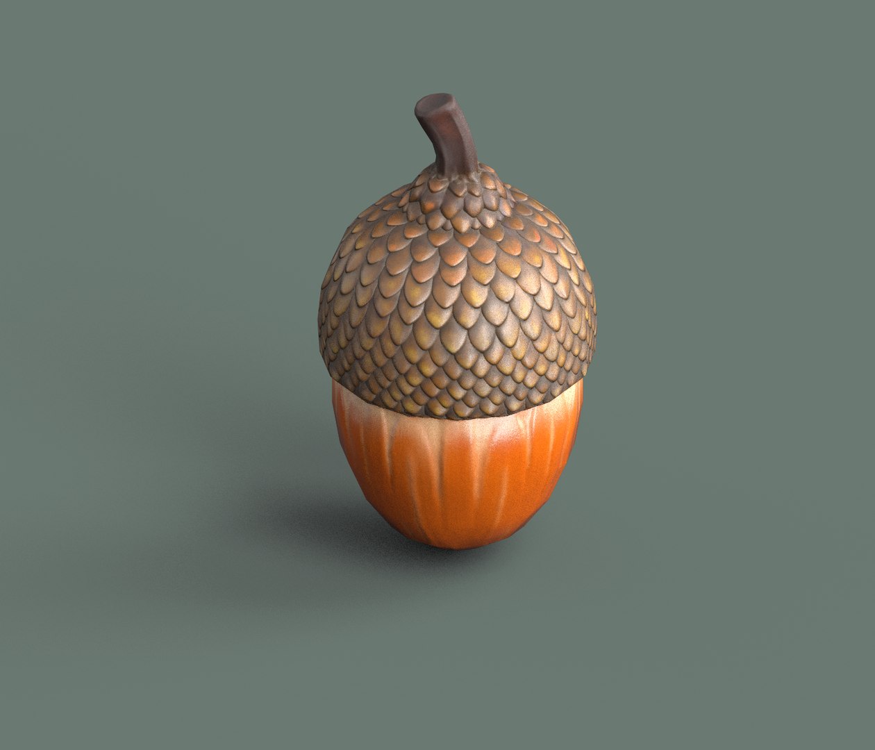 3D Acorn Model - TurboSquid 1254349