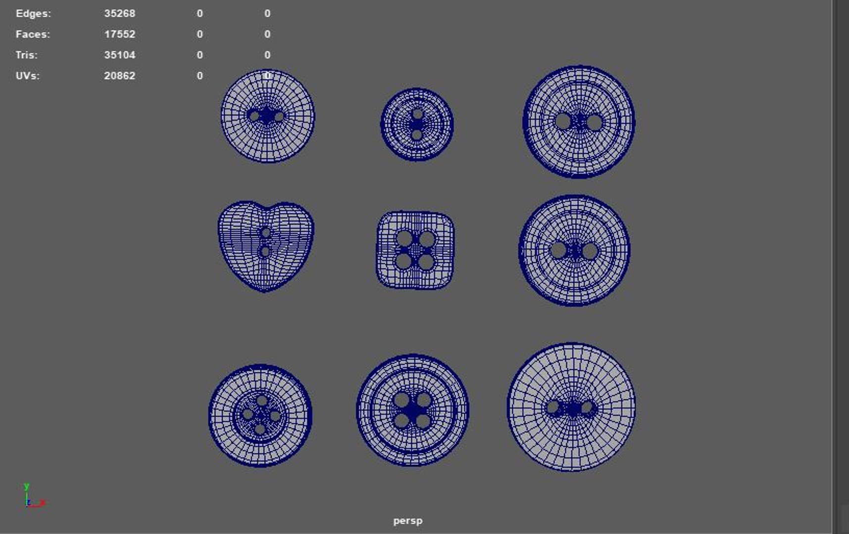 Slimline Buttons 3D Model 3D - TurboSquid 2360303