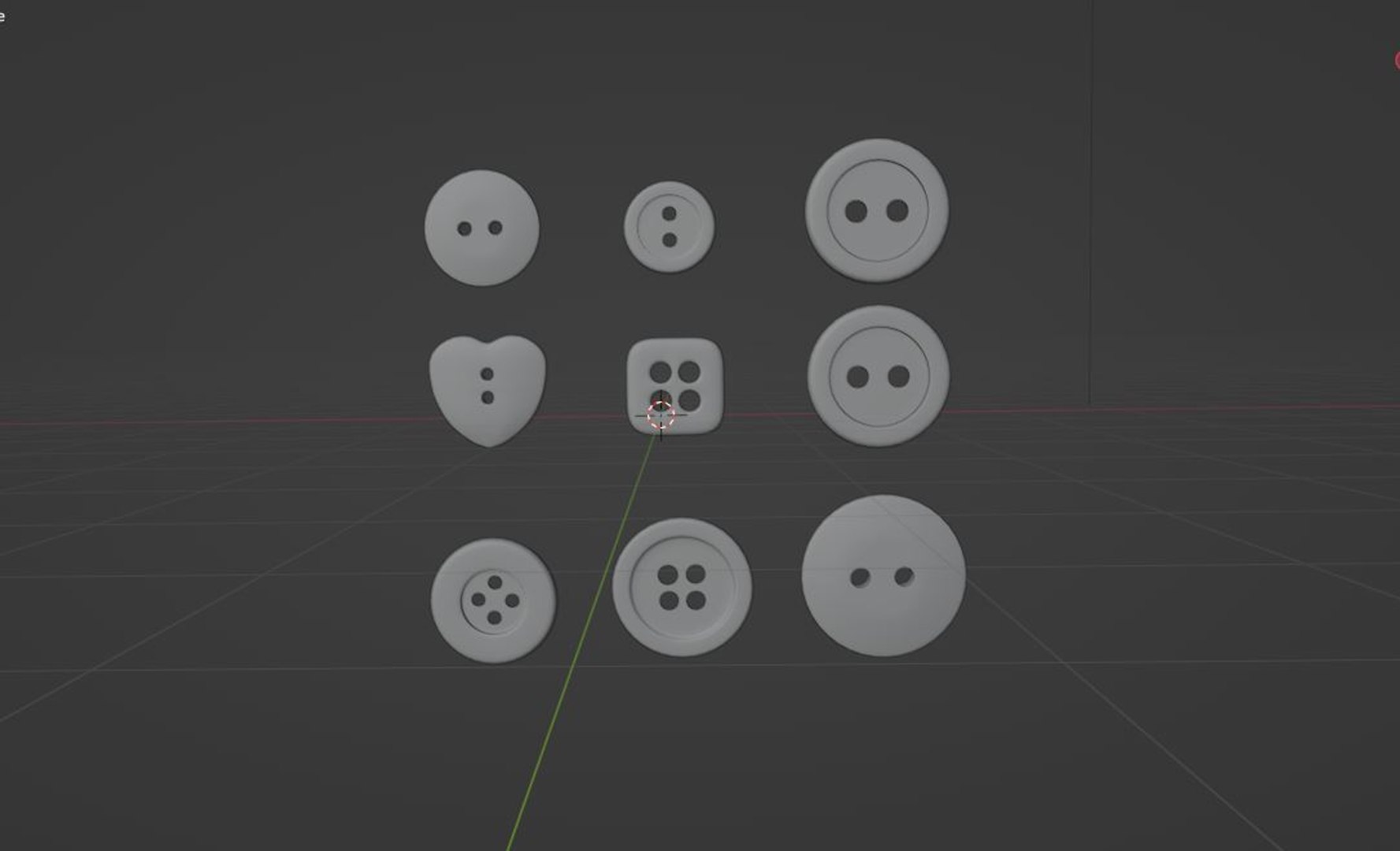 Slimline Buttons 3D Model 3D - TurboSquid 2360303