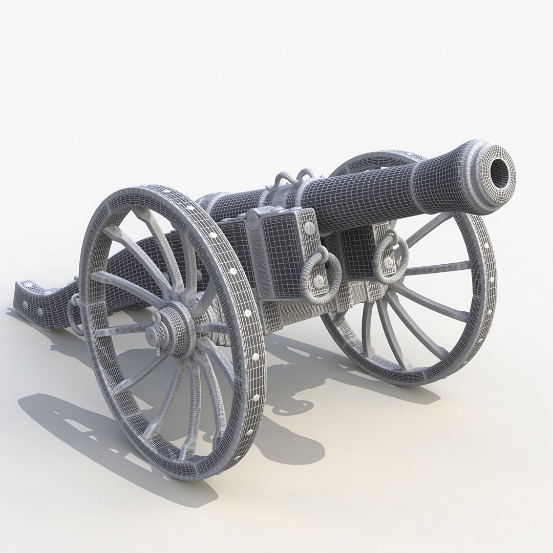 3d Model Medieval Field Cannon