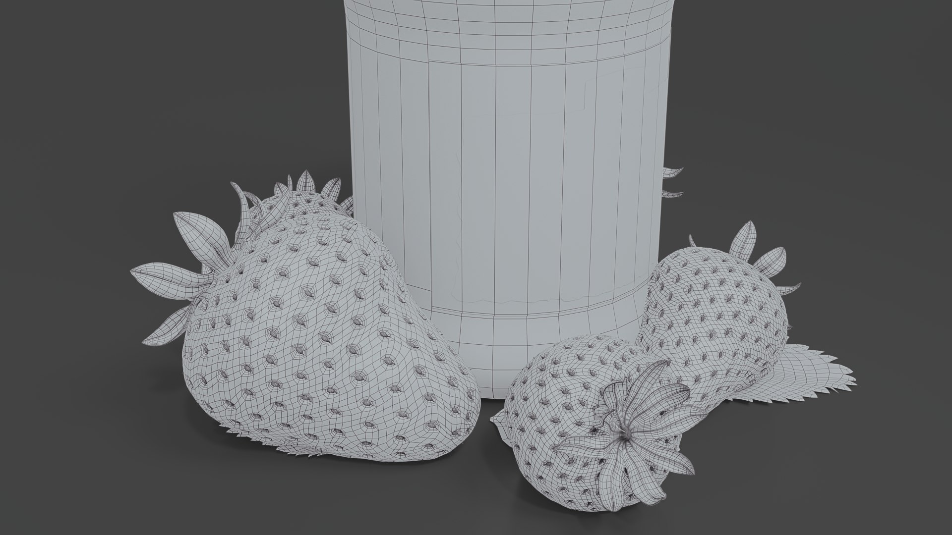 3D Strawberry Jam Model - TurboSquid 2007531
