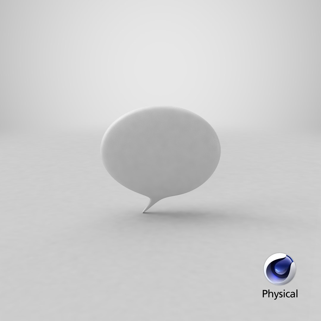 3D Thought Bubble 27 - TurboSquid 1228213