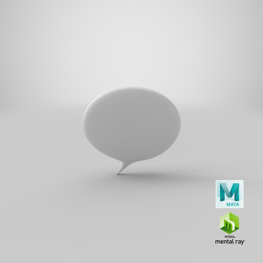 3D Thought Bubble 27 - TurboSquid 1228213