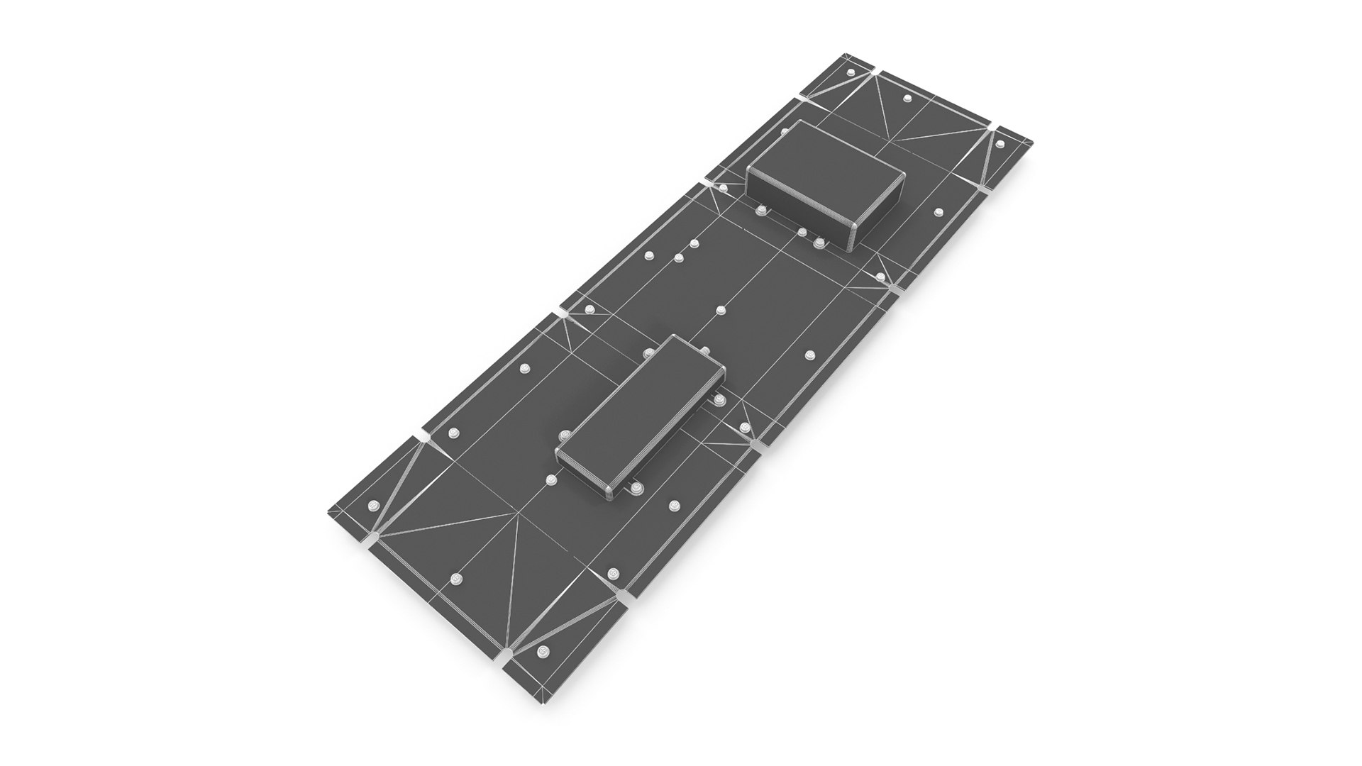 3D Industrial Metal KeyBoard Model - TurboSquid 1819479