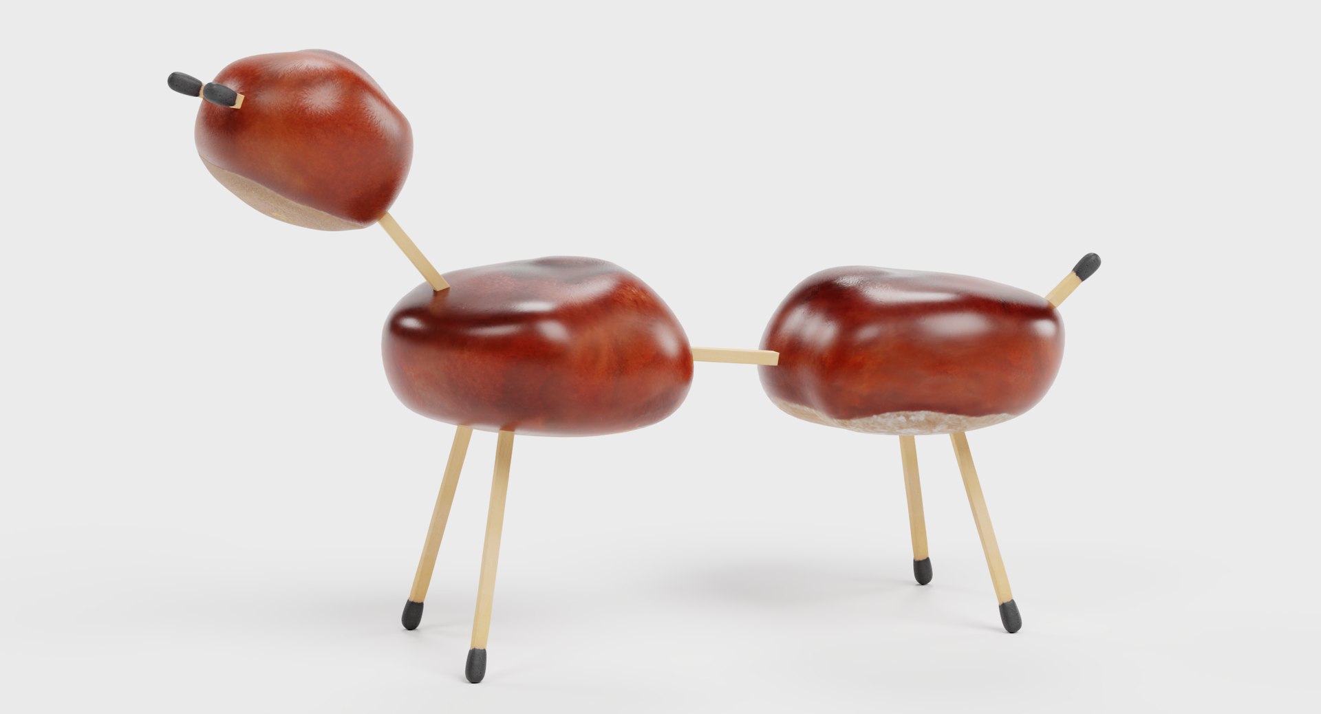 Chestnut animals 3D - TurboSquid 1349146