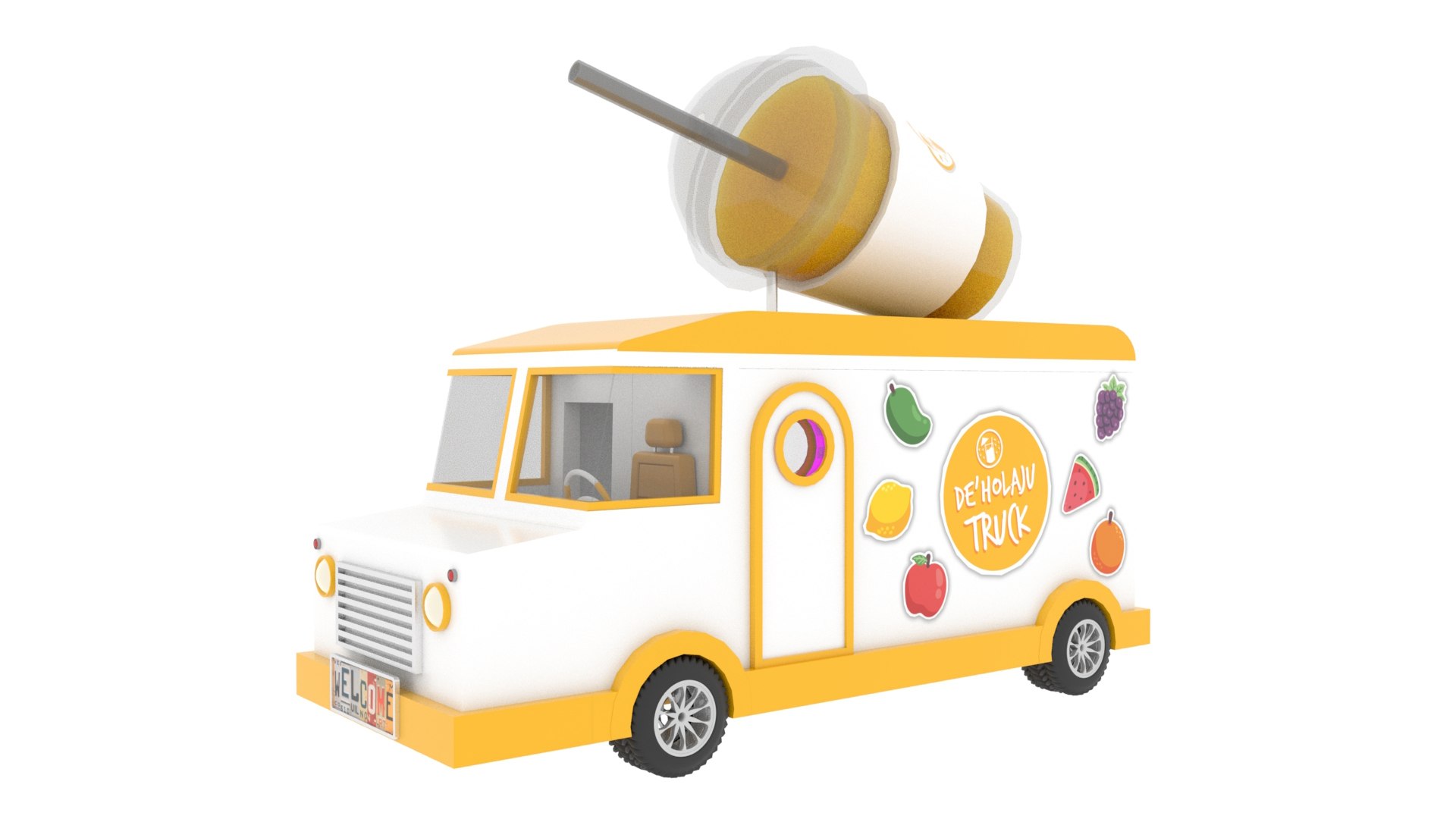 3D FOOD TRUCK - TurboSquid 2251574