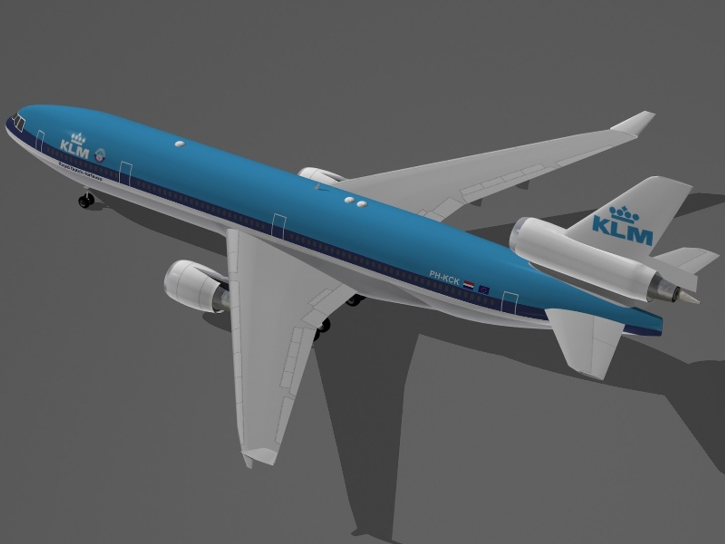Md-11 Klm 3d Model