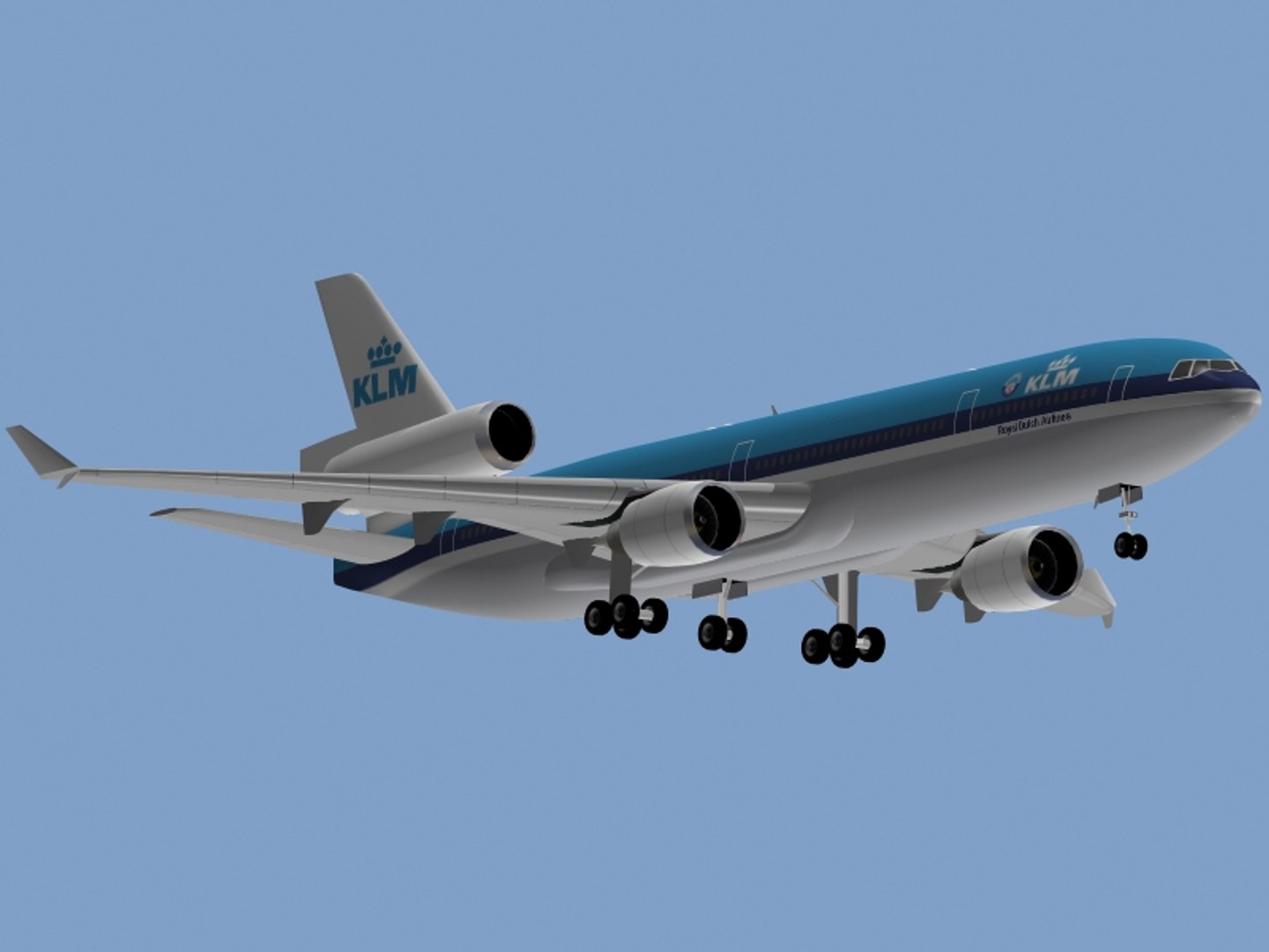 Md-11 Klm 3d Model